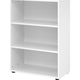 VERA-ZWO - Büroregal, HxBxT 1100 x 800 x 400 mm, 3 Ordnerhöhen, weiß kaiserkraft