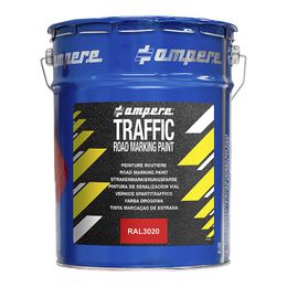 Ampere Stra&szlig;enmarkierungsfarbe, 5 kg Eimer, rot