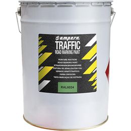 Ampere Stra&szlig;enmarkierungsfarbe, 25 kg Eimer, gr&uuml;n