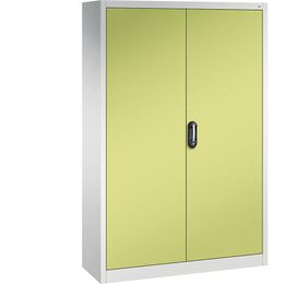 C+P ACURADO Universalschrank, BxT 1200 x 400 mm, lichtgrau / viridingr&uuml;n