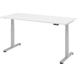 Stehschreibtisch, elektrisch höhenverstellbar, gerade, BxT 1800 x 800 mm, weiß kaiserkraft