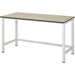 Rau Arbeitstisch für Arbeitsplatzsystem Serie 900, Höhe 825 - 1025 mm, MDF-Platte, Breite 1500 mm