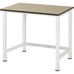 Rau Arbeitstisch f&uuml;r Arbeitsplatzsystem Serie 900, H&ouml;he 825 - 1025 mm, MDF-Platte, Breite 1000 mm