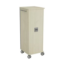 Office- und Medien-Caddy, mit 2 F&auml;chern, 2 Sch&uuml;ben, 1 ausziehbare Ablageplatte, Buche-Dekor kaiserkraft