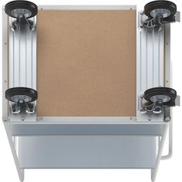 eurokraft pro ESD-Etagenwagen, mit 2 Seitenw&auml;nden, Ladefl&auml;chen-LxB 975 x 620 mm, 3 Etagen