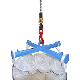 eurokraft pro Traverse f&uuml;r Big-Bags, Traglast 2000 kg, lichtblau RAL 5012