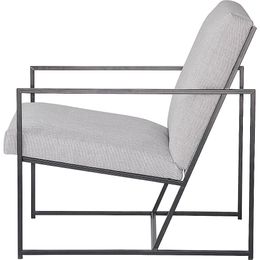 Loungesessel STYLE, Gestell schwarz, grau kaiserkraft