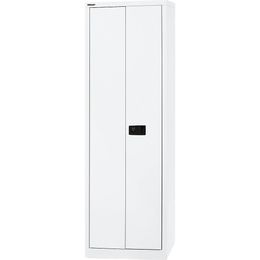 Bisley UNIVERSAL Fl&uuml;gelt&uuml;renschrank, HxBxT 1950 x 600 x 400 mm, 4 Fachb&ouml;den, 5 Ordnerh&ouml;hen, verkehrswei&szlig;