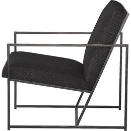 Loungesessel STYLE, Gestell schwarz, schwarz kaiserkraft