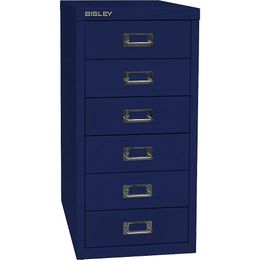 Bisley MultiDrawer&trade; 29er Serie, DIN A4, 6 Schubladen, oxfordblau