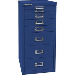 Bisley MultiDrawer&trade; 29er Serie, DIN A4, 8 Schubladen, oxfordblau