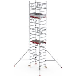 Altrex Schnellbau-Fahrgerüst MiTOWER Standard, Holzplattform, LxB 1200 x 750 mm, Arbeitshöhe 6 m