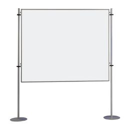 eurokraft basic Info-Wand, einteilig - Stahlblech, beschichtet, BxH 1500 x 1200 mm