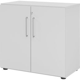 VERA-ZWO - B&uuml;roschrank, HxBxT 748 x 800 x 420 mm, 1 Fachboden, lichtgrau kaiserkraft