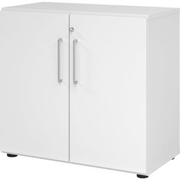 VERA-ZWO - B&uuml;roschrank, HxBxT 748 x 800 x 420 mm, 1 Fachboden, wei&szlig; kaiserkraft