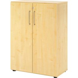 VERA-ZWO - B&uuml;roschrank, HxBxT 1100 x 800 x 420 mm, 2 Fachb&ouml;den, Ahorn-Dekor kaiserkraft