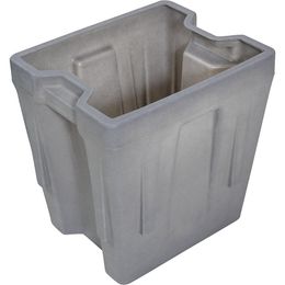 Einsatzkasten aus PE, f&uuml;r Transportbeh&auml;lter mit Inhalt 400 l, 430 x 430 x 440 mm kaiserkraft
