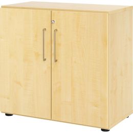VERA-ZWO - B&uuml;roschrank, HxBxT 748 x 800 x 420 mm, 1 Fachboden, Ahorn-Dekor kaiserkraft