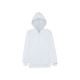 NALLY Damen Kapuzenjacke in Weiss | Gr.: XL