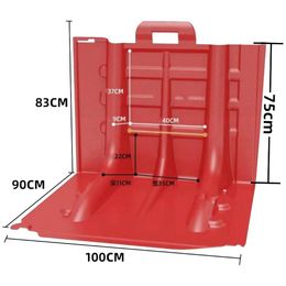 Hochwasserbarriere, Kunststoff, LxBxH 900 x 1000 x 750 mm, gerades Stück kaiserkraft