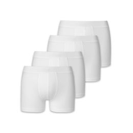 Schiesser Boxershort 4er Pack in Wei&szlig; | Gr.: 176