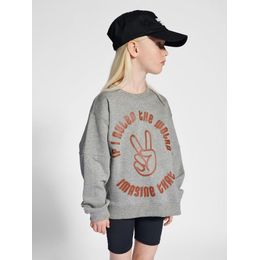 SOMETIME SOON Sweatshirt Stssofia M&auml;dchen in LIGHT GREY MELANGE | Gr.: 116