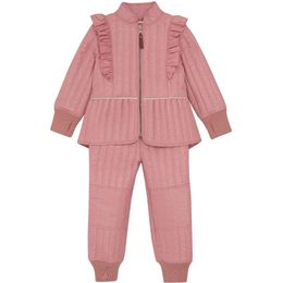 EN FANT Kinder Schneeanzug "Thermal Set Girl with Glitter" in Rosa | Gr.: 116
