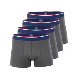 Clark Crown Modal Boxershorts 4er Pack in dunkelgrau | Gr.: L