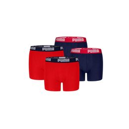 Puma Boxershorts BOYS EVERYDAY BASIC BOXER 4P in Red / Blue | Gr.: 164