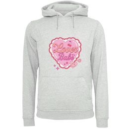 F4NT4STIC Hoodie Lover Babe Valentinstag in grau meliert | Gr.: XL