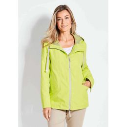 GOLDNER Kurzgröße: Parkajacke Sportive A-Linien-Jacke in hellgrün | Gr.: 22