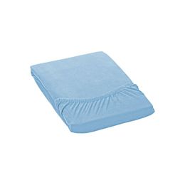 GMD Living Jersey Premium Spannbettlaken JANNEBY in Farbe Hellblau | Gr.: 120x200 cm