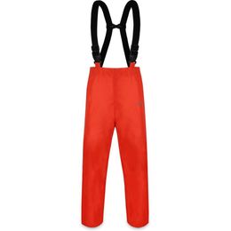 Normani Outdoor Sports Regenhose mit Hosenträgern Vancouver in Orange | Gr.: L