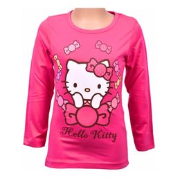Langarmshirt Hello Kitty in Dunkelpink | Gr.: 110