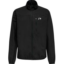Newline Reißverschluss Jacke Reflektierend Logo Kids Core Kinder in BLACK | Gr.: 164
