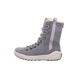 Legero Leder-Stiefeletten "Cosy" in Grau | Gr.: 38