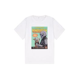 T-Shirt Star Wars The Mandalorian in Weiß | Gr.: 146/152