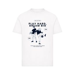 F4NT4STIC T-Shirt Play Hard Dream Big Goal Getters Edition in weiß | Gr.: 122/128