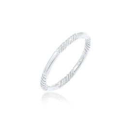 Elli Ring 925 Sterling Silber Twisted in Silber | Gr.: 56