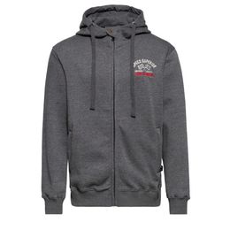 King Kerosin Zip Hoodie Speed Superior in grau | Gr.: M