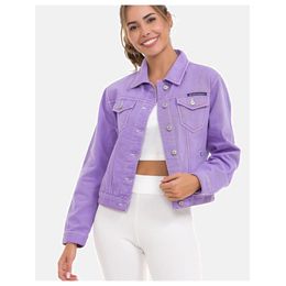 Cipo & Baxx Cipo & Baxx Jeansjacke in LILAC | Gr.: L