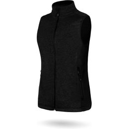 Normani Outdoor Sports Damen Strickweste Kashechewan in Schwarz | Gr.: XL
