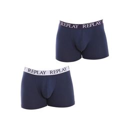 Anson Replay Underwear 2er-Set: Boxershorts in Blue | Gr.: M