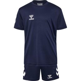Hummel Kinder Trainingsanzug "Hmllogo Set Kids" in Blau | Gr.: 140