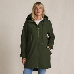 LANDS' END Squall Regenjacke in A-Linie, Damen,  Grün, Nylon, by Lands' End
