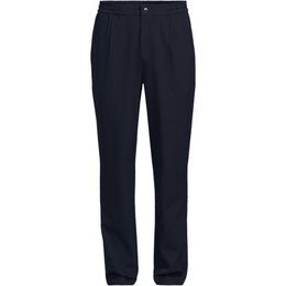 LANDS' END Wool Touch Hose, Herren,  Blau, Polyester/Viskose/Polyester-Mischung, by Lands' End