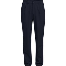 LANDS' END Wool Touch Hose, Herren,  Blau, Polyester/Viskose/Polyester-Mischung, by Lands' End