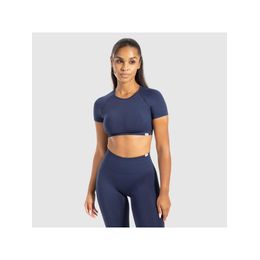 Smilodox Crop Shirt Soheli in Marineblau | Gr.: XS