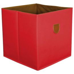 Aufbewahrungsbox Phoenix "Stor' It", rot, B:34cm H:34cm T:34cm, Canvas, Aufbewahrungsboxen, B/H/T: 34 x 34 x 34 cm
