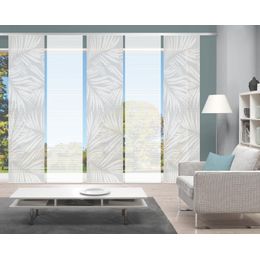 Schiebegardine Vision "PACEY" Gr. 1, grau (taupe), B:60cm H:260cm, Polyester, Gardinen, SET,SCHIEBEVORHANG,BAMBUS,DIGITALDRUCK